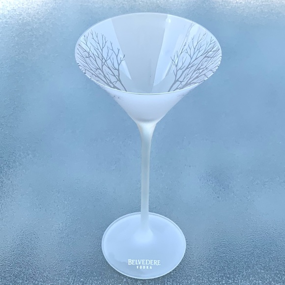 Belvedere Vodka | Dining | Belvedere Vodka Frosted Silver Trees Long ...